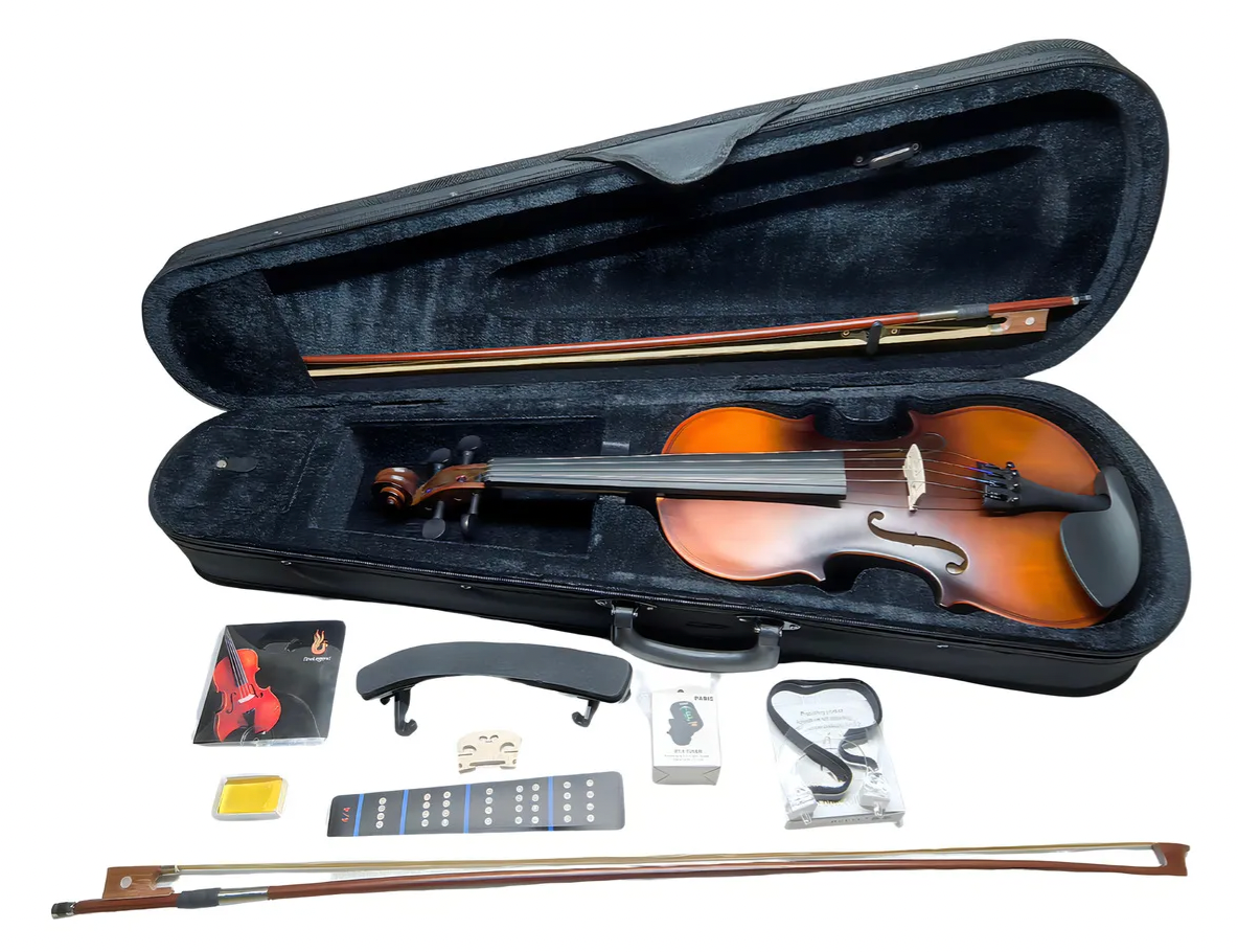 VIOLÍN ACÚSTICO 4/4 PARIS CON ESTUCHE Y ACCESORIOS MV012P-AM4-4-4